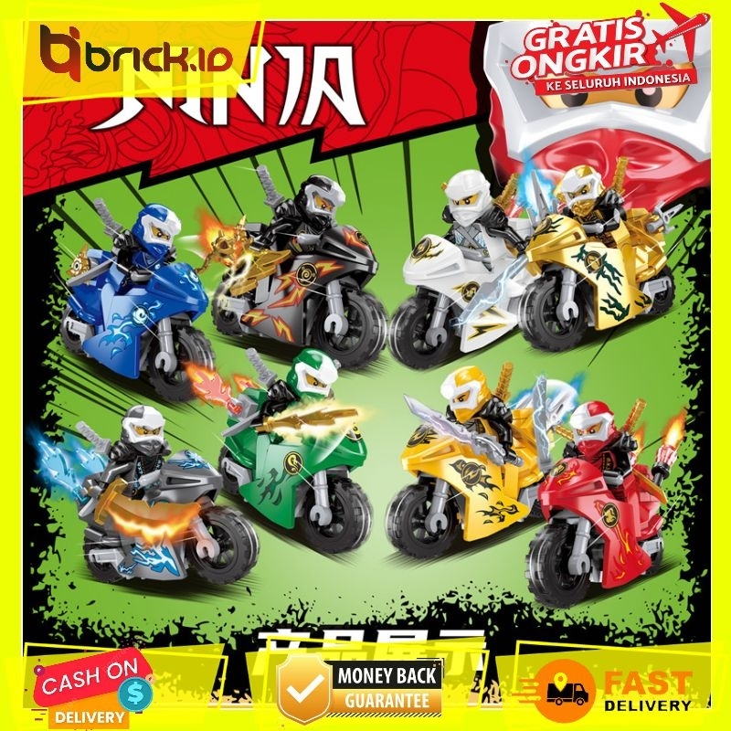 Action figure ninjago bricks ninjago Fire Hair Educational Toys bricks ...