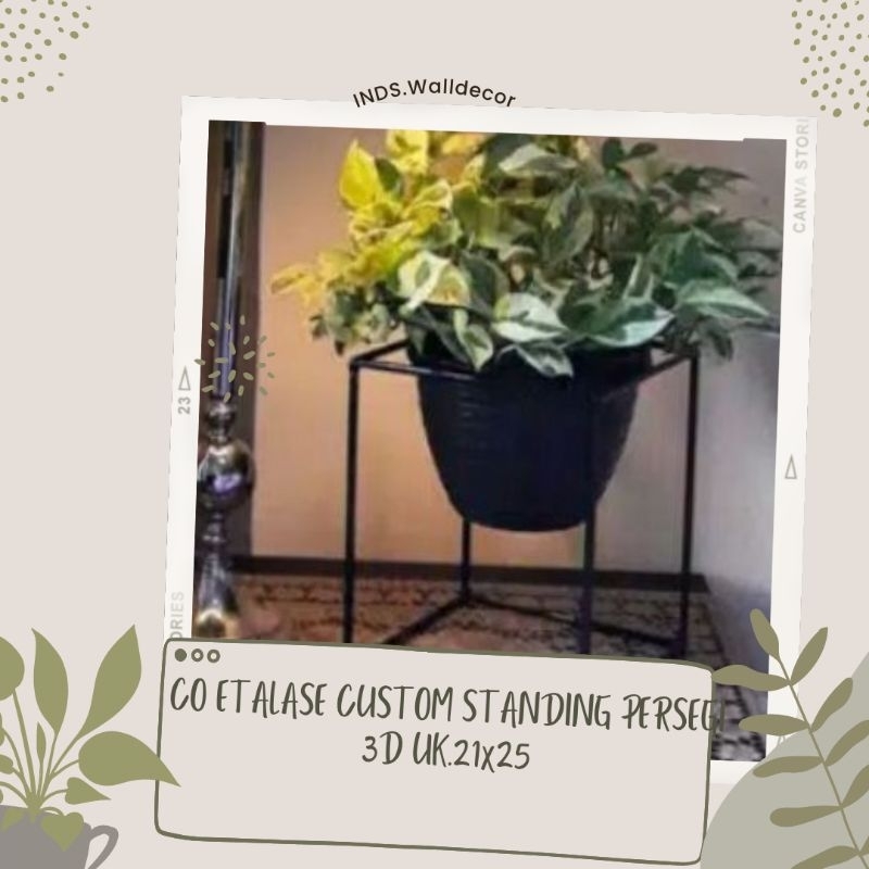 Co CUSTOM 3D SQUARE STANDING SHOWN | Shopee Philippines