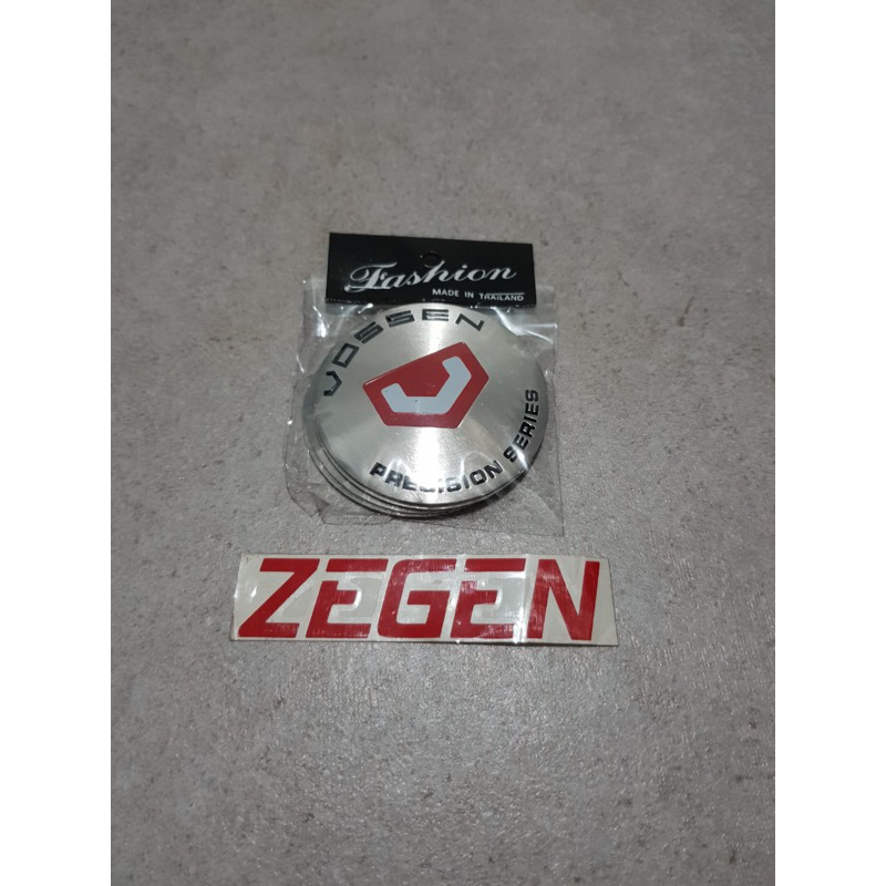 Rim hubcap Emblem set vossen logo chrome silver imported from thailand ...