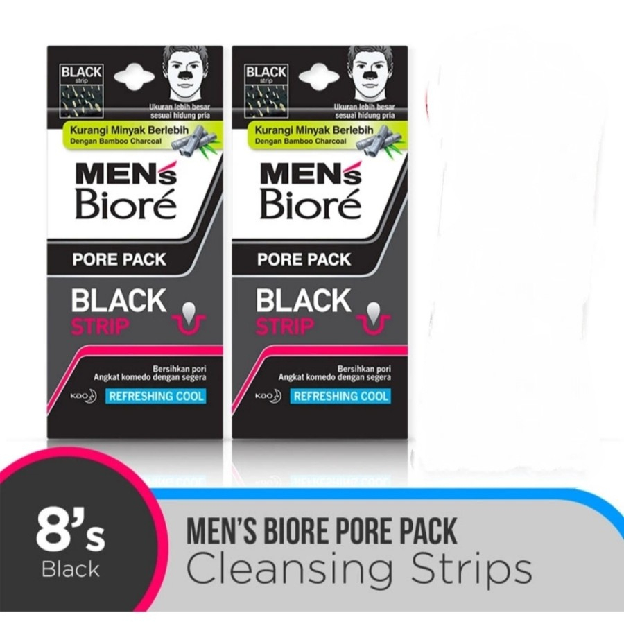 Mens BIORE PORE Pack BLACK/BIORE MENS PORE BLACK | Shopee Philippines