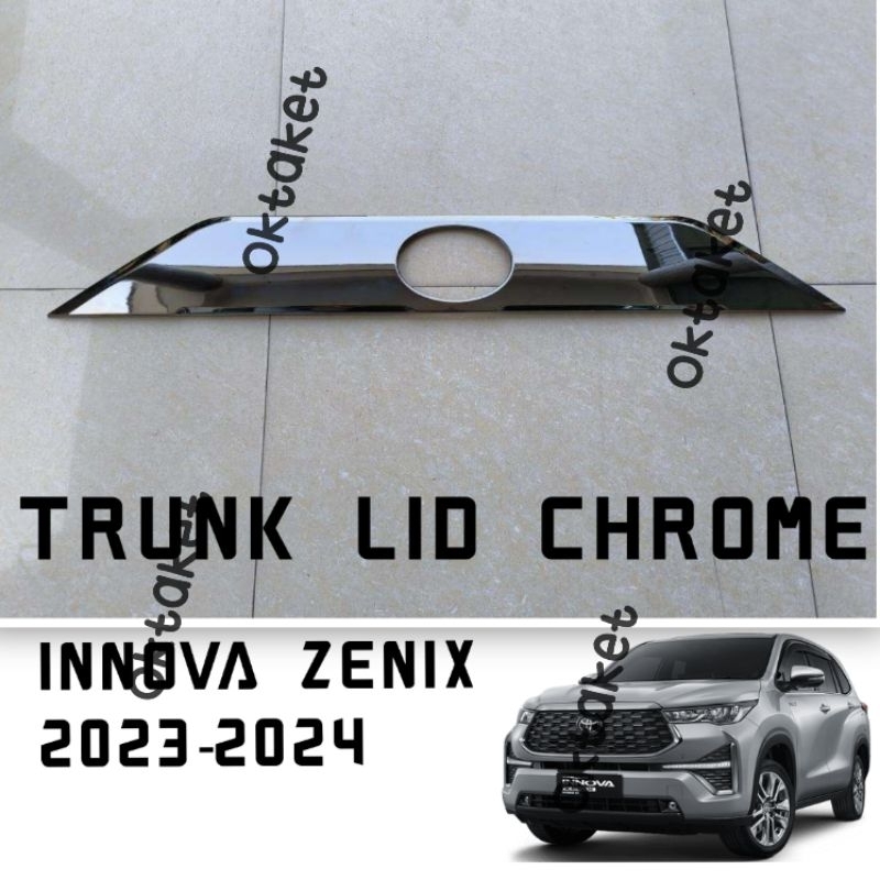 Trunk lid list rear trunk Innova Zenix 2023 2024 Full Chrome | Shopee ...