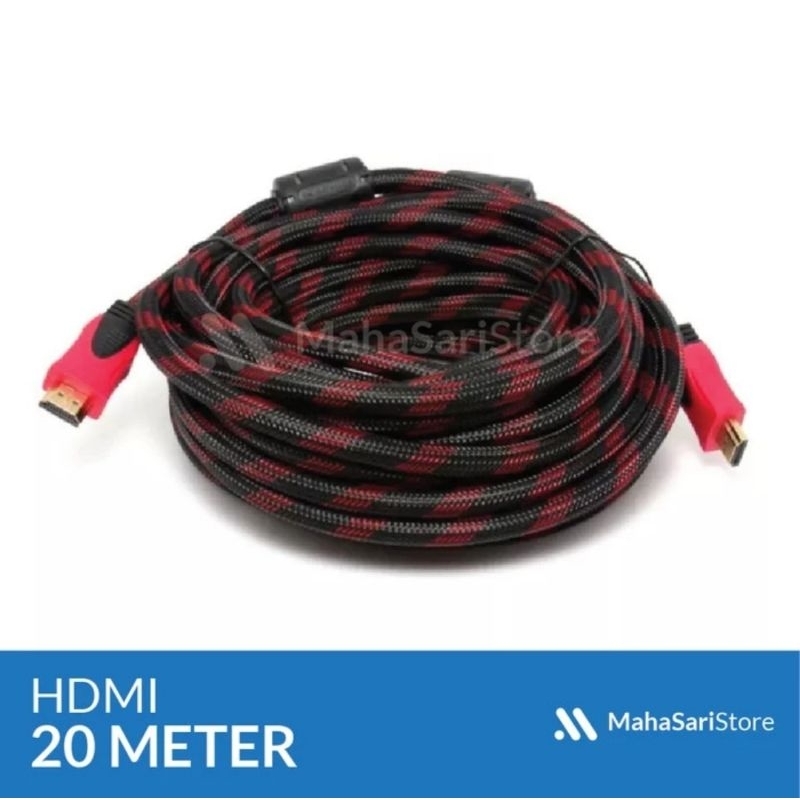 Hdmi to HDMI Cable 20m/20m/20m (LED/TV/CCTV/Set Top Box) | Shopee Philippines