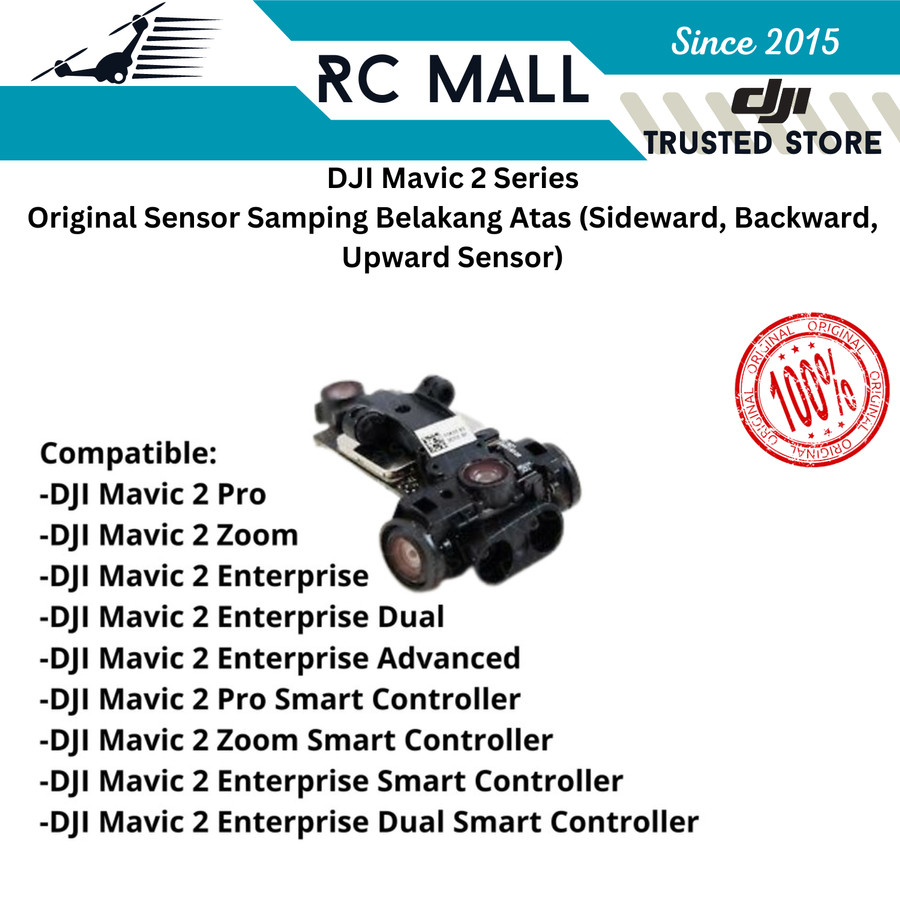 DJI Mavic 2 Pro Zoom Enterprise Backward Upward Sideward Sensor ...