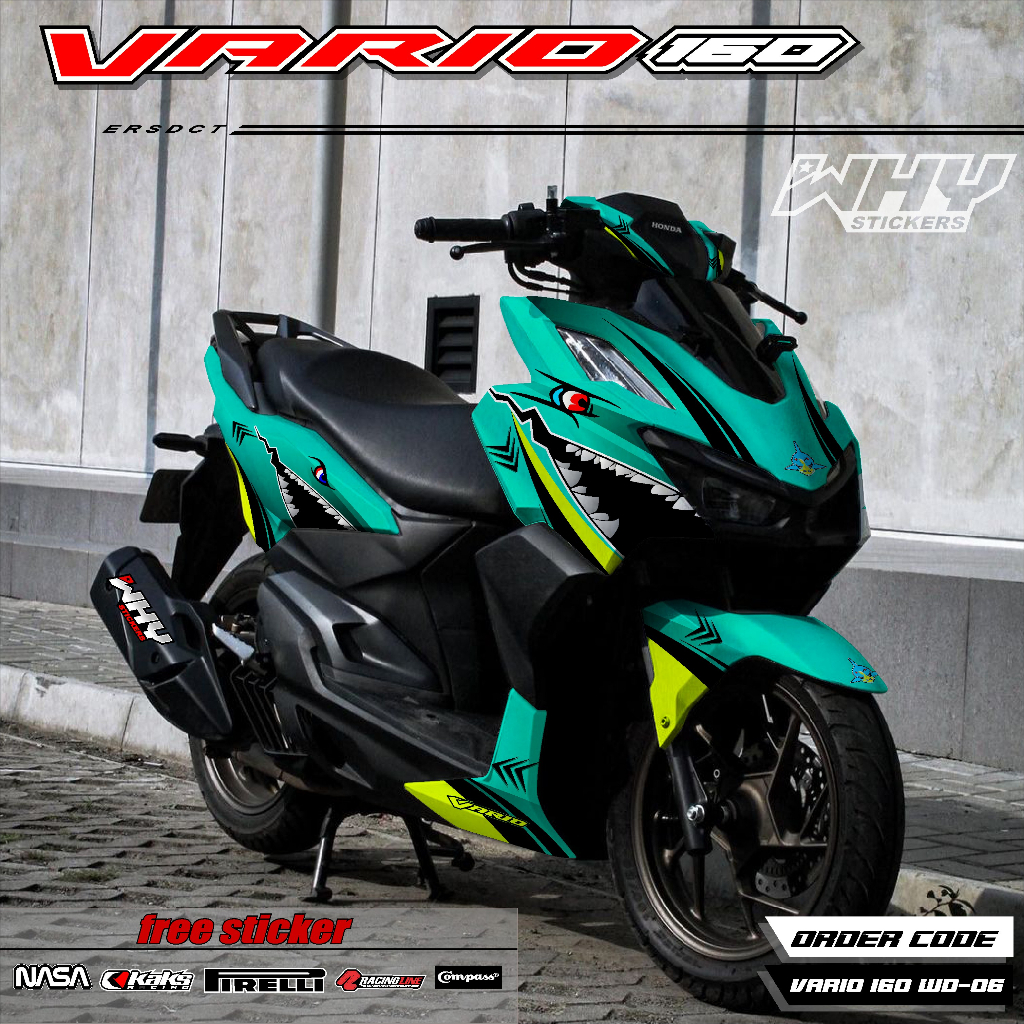 Decal Sticker Vario 160 New Full Body Sticker 2022 2023 2024 Motorcycle ...
