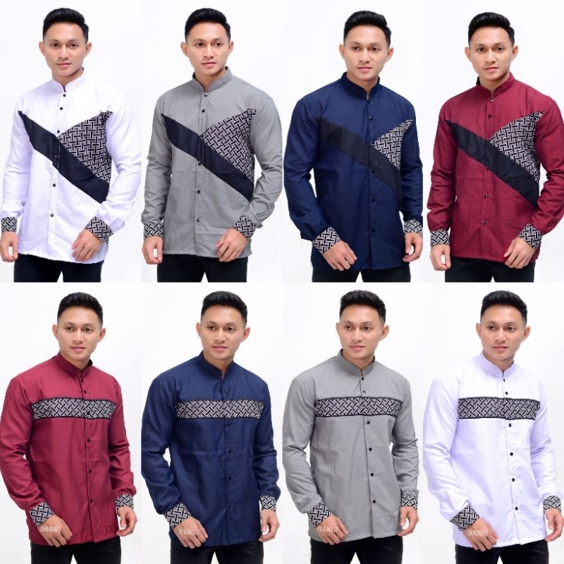 PRIA Gus Azmi Muslimin Muslim Men's Sturdy Shirt | Shopee Philippines