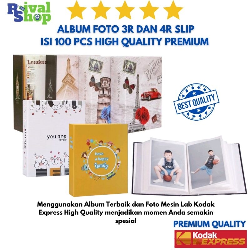 4r and 3R PHOTO ALBUM CAPACITY 100 PREMIUM SLIP ON | Photo ALBUM ...