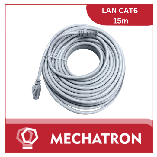UTP CAT 6 CAT6 LAN Cable 15 Meters High Quality RJ45 Factory | Shopee ...