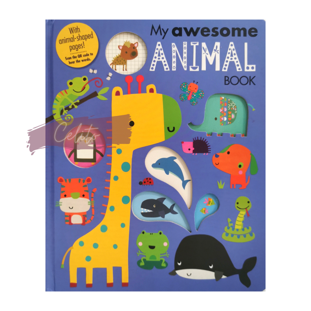 My Awesome animal Book with animal shaped pages | Shopee Philippines