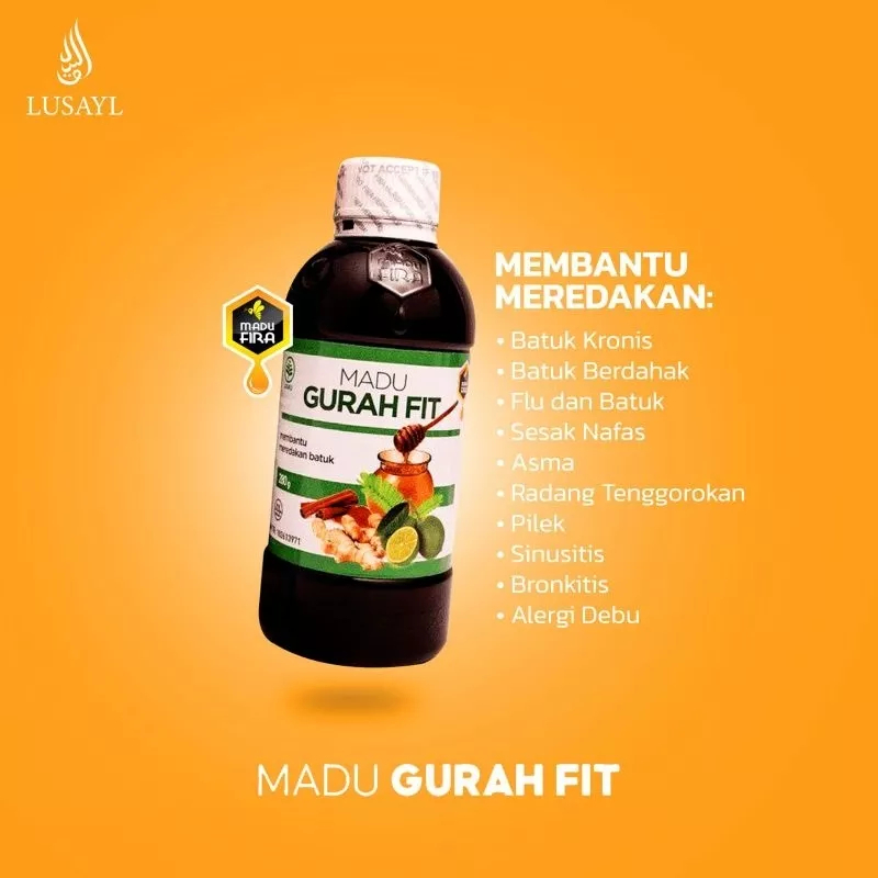 Gurah FIT HONEY ORIGINAL GURAHFIT [OFFICIAL DISTRIBUTOR] BRONKHITIS ...