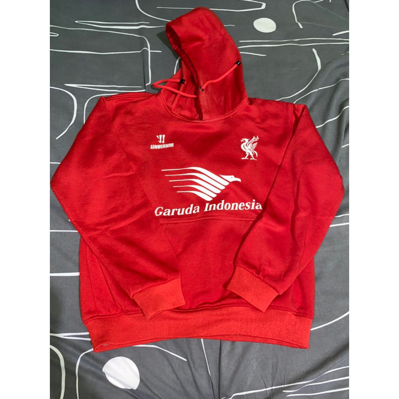 Preloved Hoodie GARUDA INDONESIA LIVERPOOL Edition | Shopee Philippines