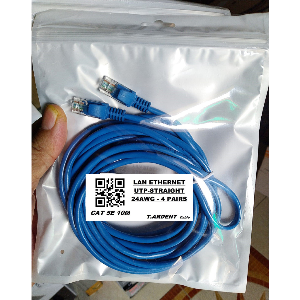 Lan cable RJ45 10 m Ethernet Network utp CAT5E internet wifi 10m ...