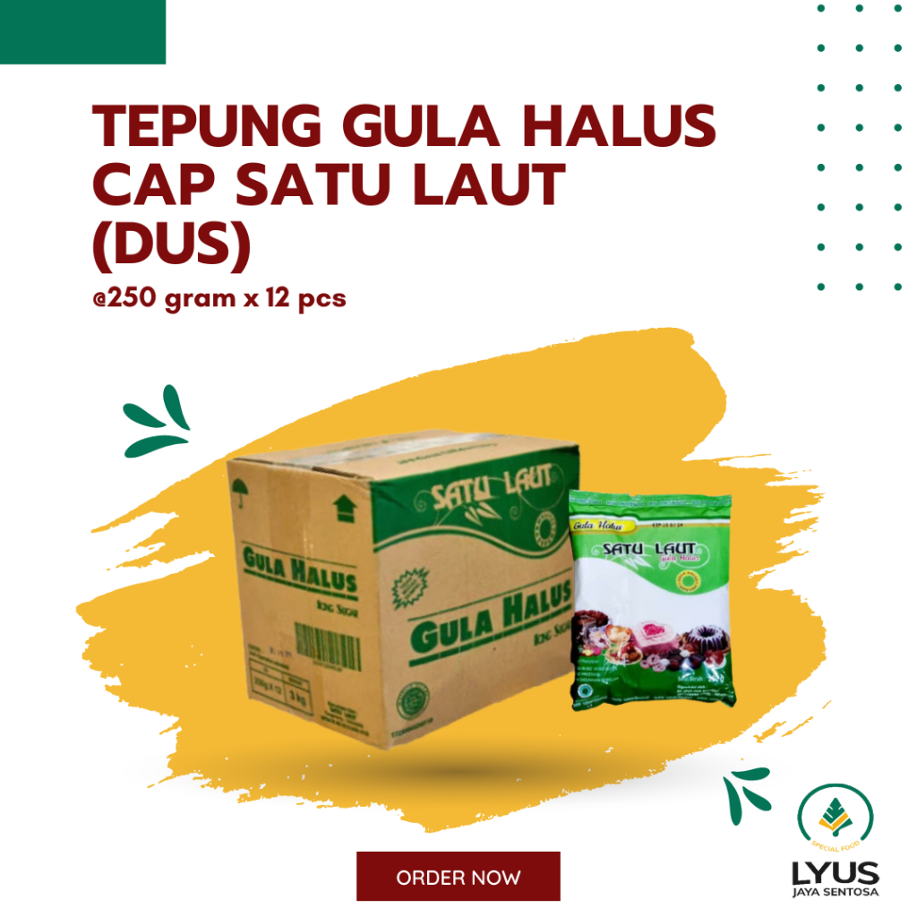 One Sea Icing Sugar Cap Refined Sugar Flour @250g (box) | Shopee ...