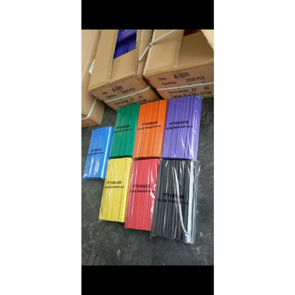 Slide Binding / Slide Binder / Bone for Binding & Kliping Size 6mm ...