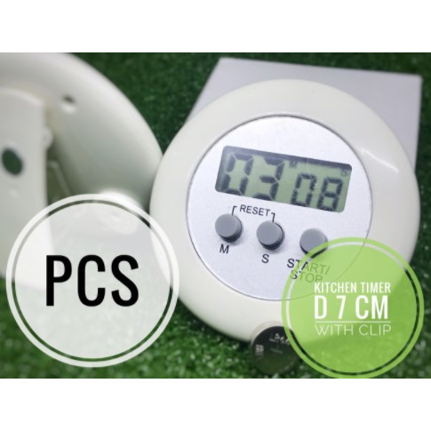 Round Kitchen Timer Diameter 6.5 Cm Kitchen Digital Countdown Stopwatch ...
