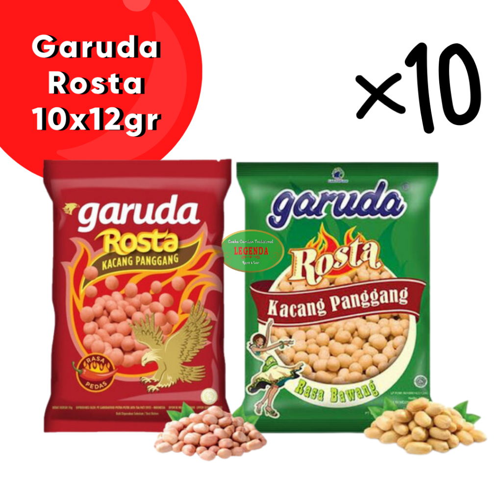 Garuda Rosta Atom Spicy Onion 10x12g pilus | Shopee Philippines