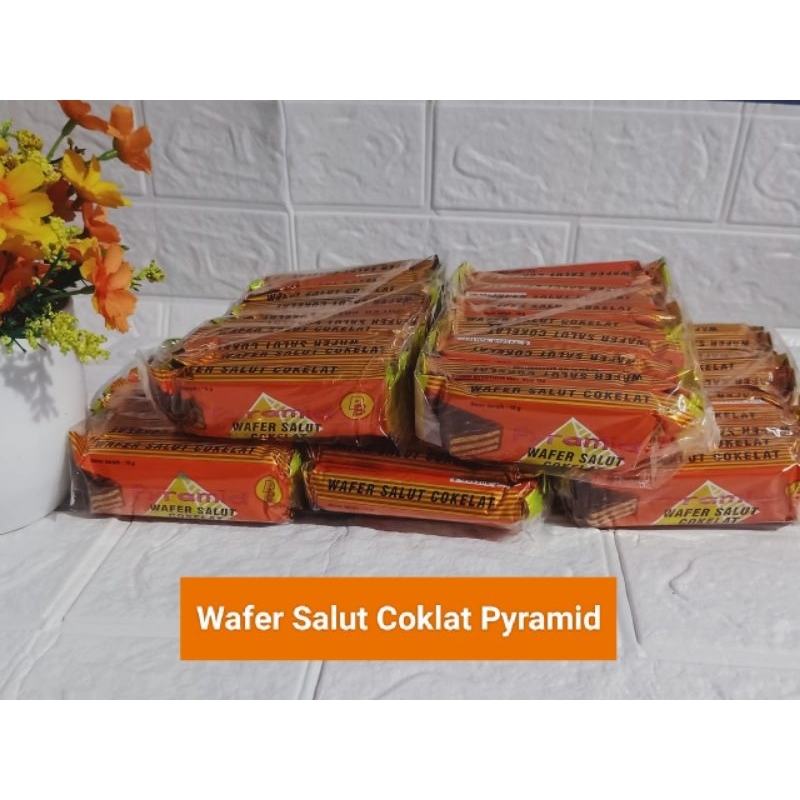 Pyramid Chocolate Coated Wafers (Old School Wafers) | Shopee Philippines
