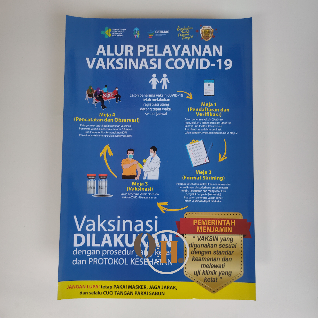Covid-19 Vaccination Service Poster - Corona Poster - New Normal Poster ...