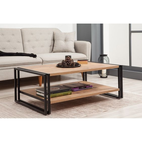 KAYU Iron coffee table | Iron coffee table | Iron guest table | Iron ...