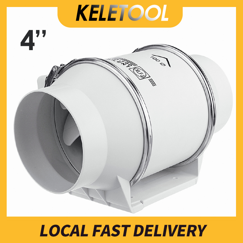 Inline Duct fan Blower Exhaust Fan Blower Air Cooler Duct 8 Inch ...