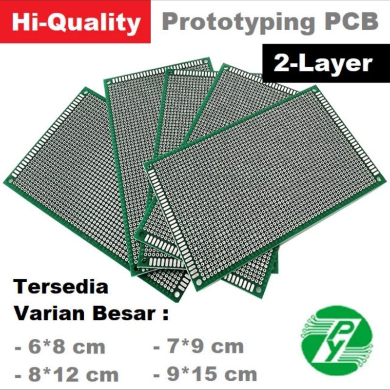 Prototype PCB Large Double Dual Layer True Hole Hole Hole Ic | Shopee ...