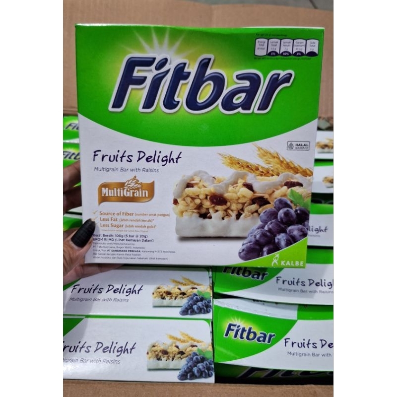 Fitbar Fruits Delight (5Bar @ 20g) | Shopee Philippines