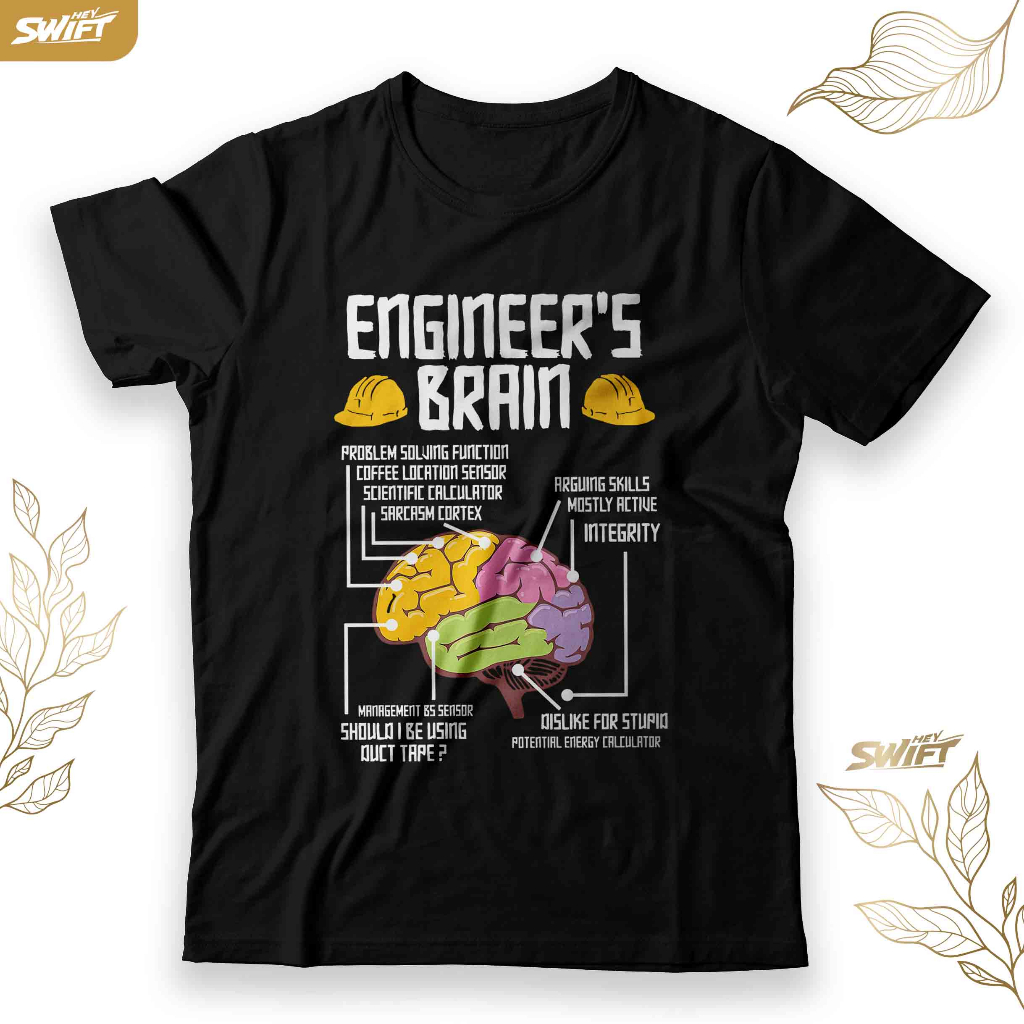 Engineer's Brain Engineering civil Engineering T-SHIRT DISTRO BAJU ...