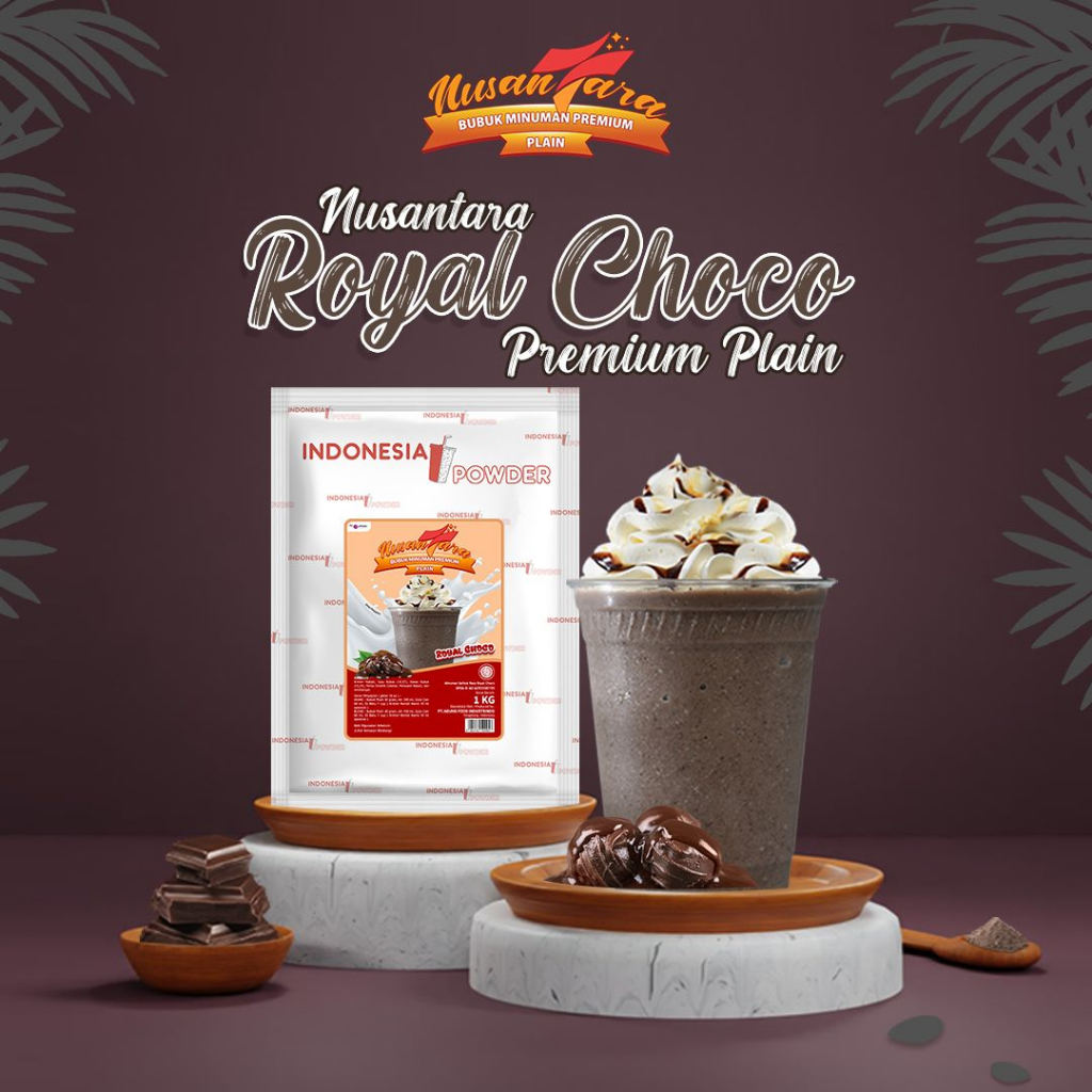 Nusantara Plain Drink Powder Royal Choco Flavor/Royal Chocolate Without ...