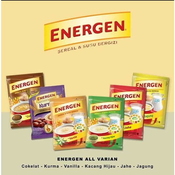 Energen Cereal Sachet All Variants | Shopee Philippines