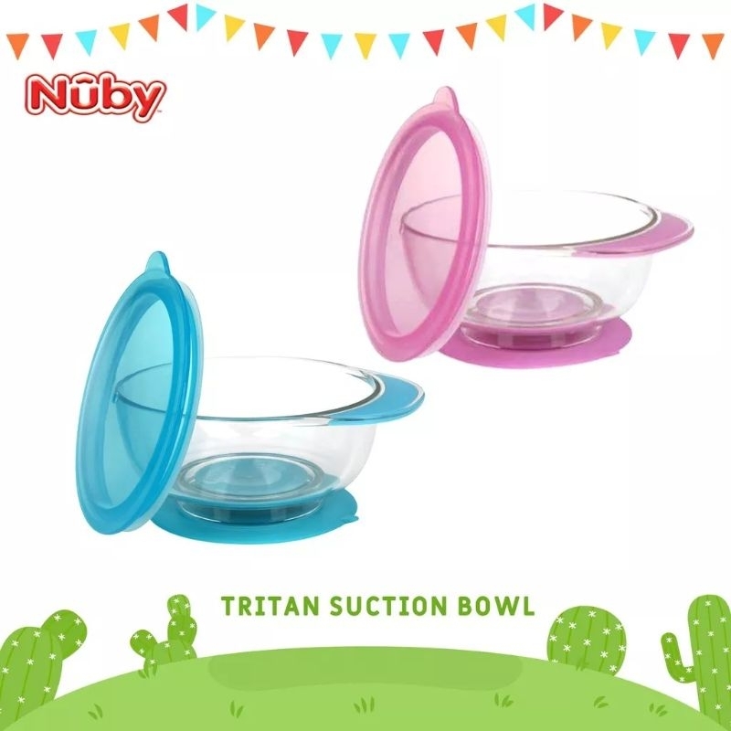 Nuby Tritan One Handle Suction Bowl | Shopee Philippines