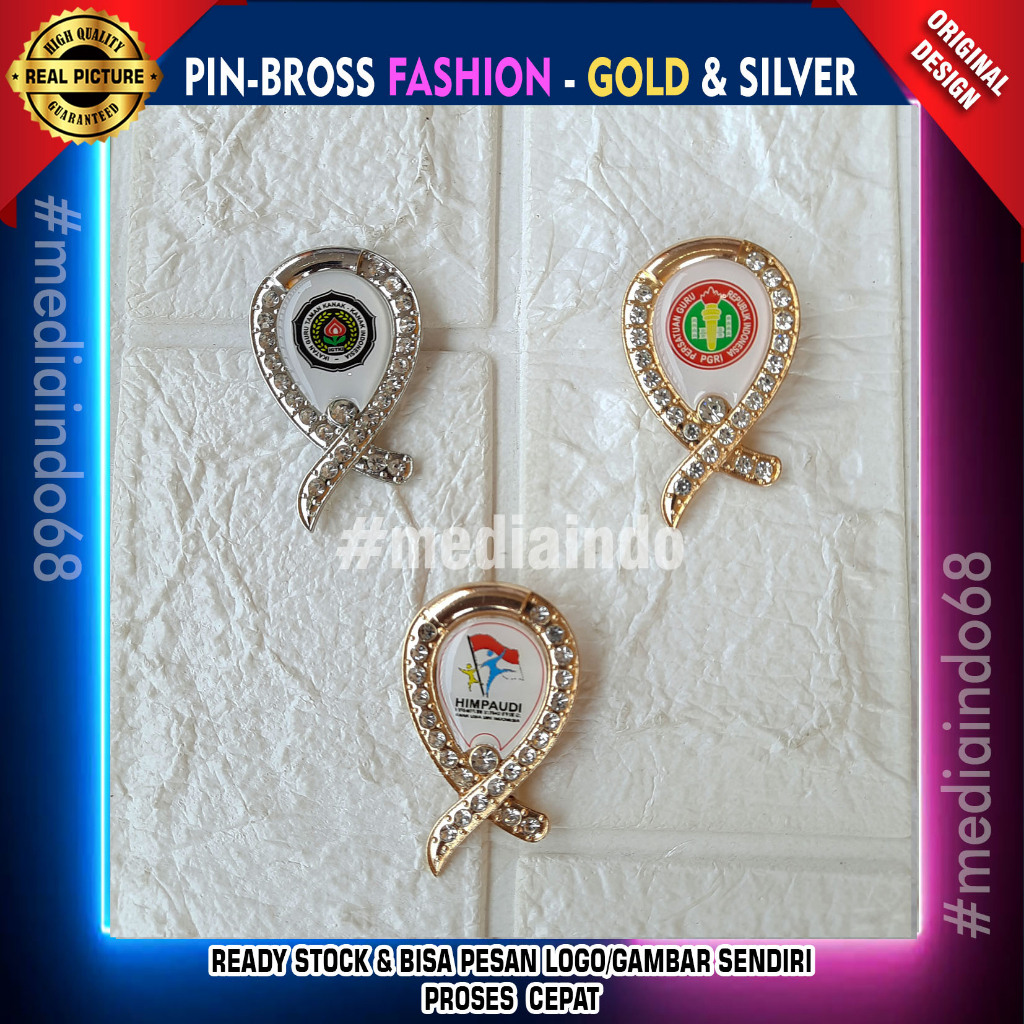 Brooch-Pin Fashion Logo Teacher (PGRI-IGTKI-HIMPAUDI) | Shopee Philippines