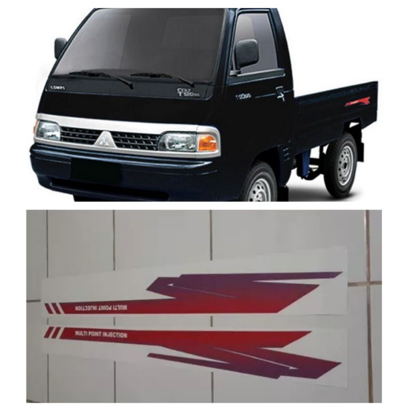 List of Mitsubishi T120 SS pickup tub body stickers / List of ...