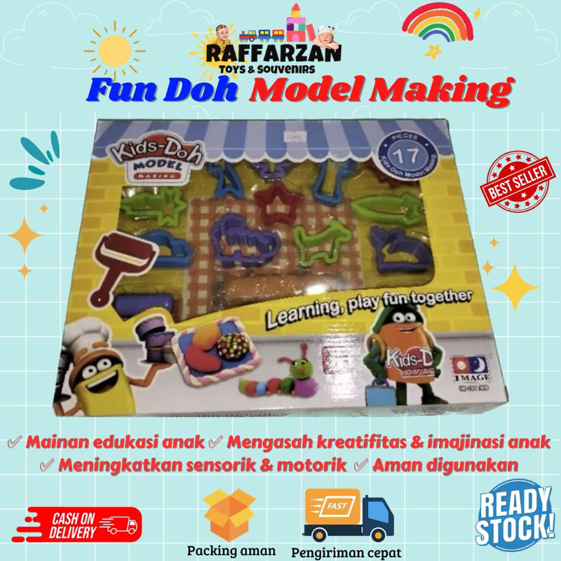 LILIN Children's Educational Toys Fun Doh Model Making Fundoh Playdoh ...