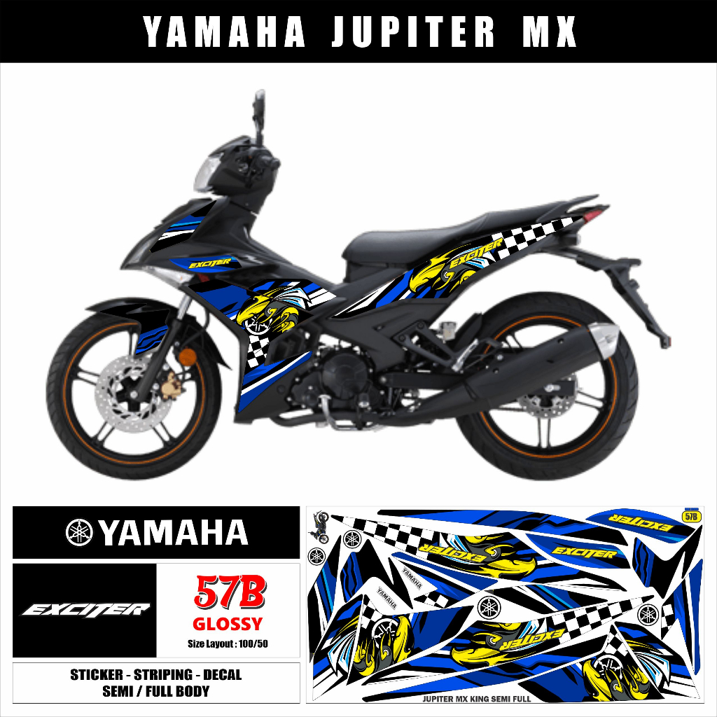 Striping Variations Of Yamaha Jupiter MX King/Sticker decal Jupiter MX ...