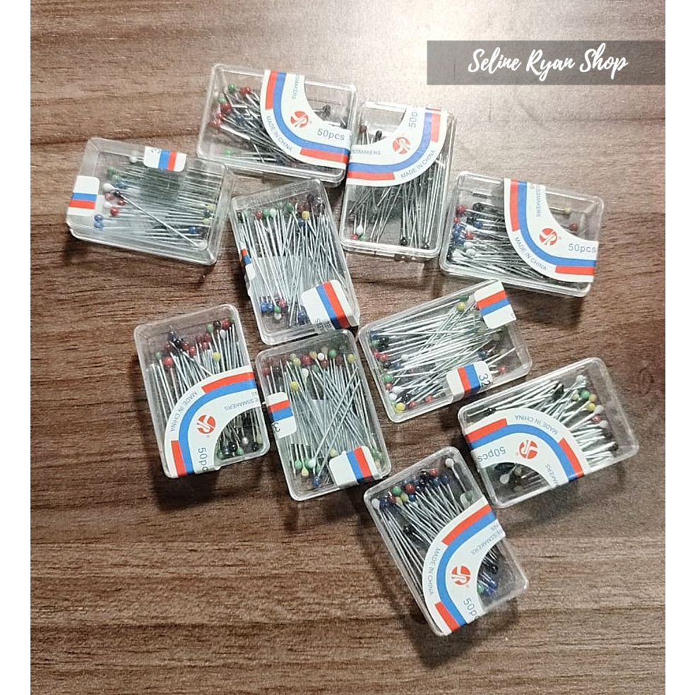 Colorful Mini Pins/Hijab Pins In Mica Packaging | Shopee Philippines