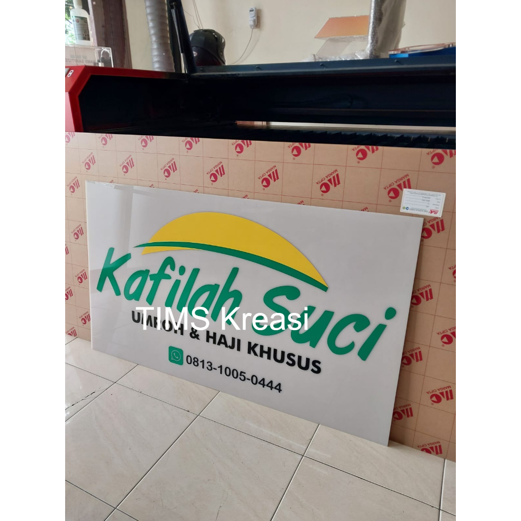 Acrylic Nameplate | Signage+cutting Sticker Oracal | Pt Nameplate ...