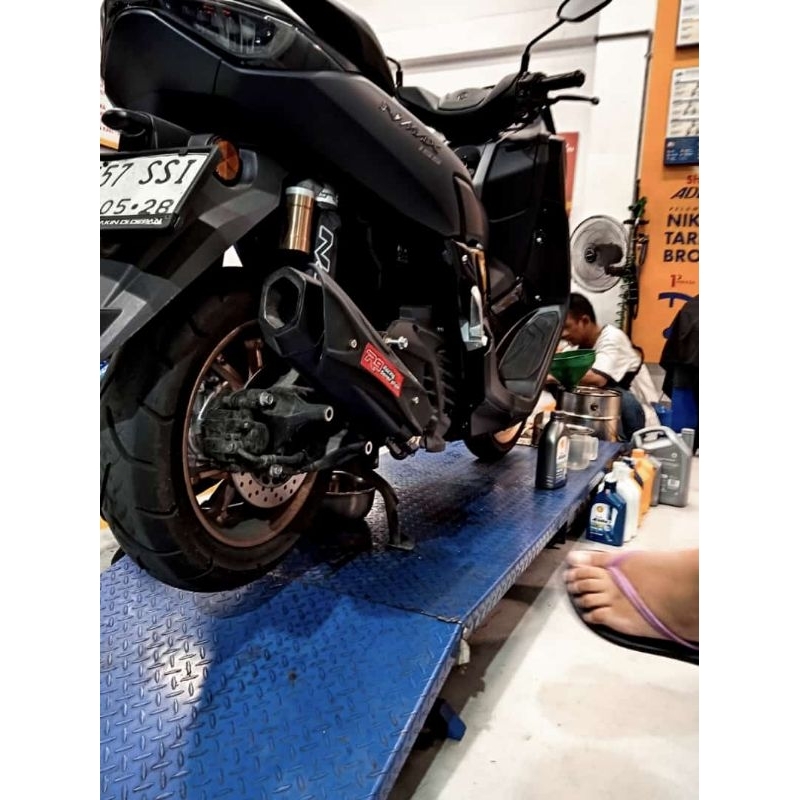 REPLIKA Exhaust R9 Misano premium Nmax New Pcx Vario Beat fi Vario125 ...