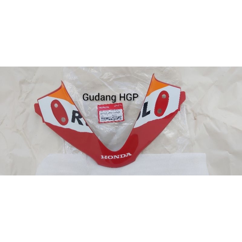 Set Illust Front Upper Cowl/R3 Repsol Headlight Shield Honda CBR 150R ...