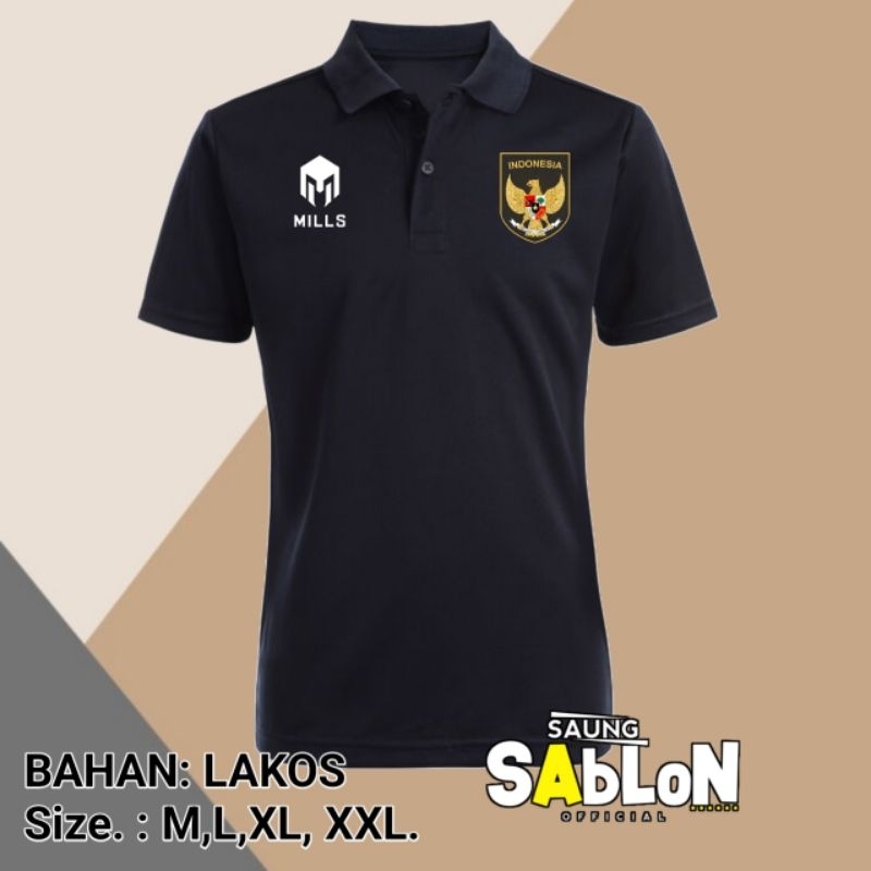 Indonesian National Team official polo shirt/National Team Uniform ...