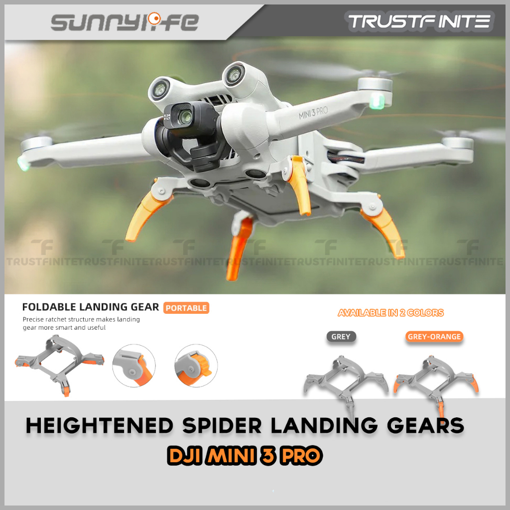 Sunnylife Spider Landing Gear Extension Support Leg DJI Mini 3 Pro ...