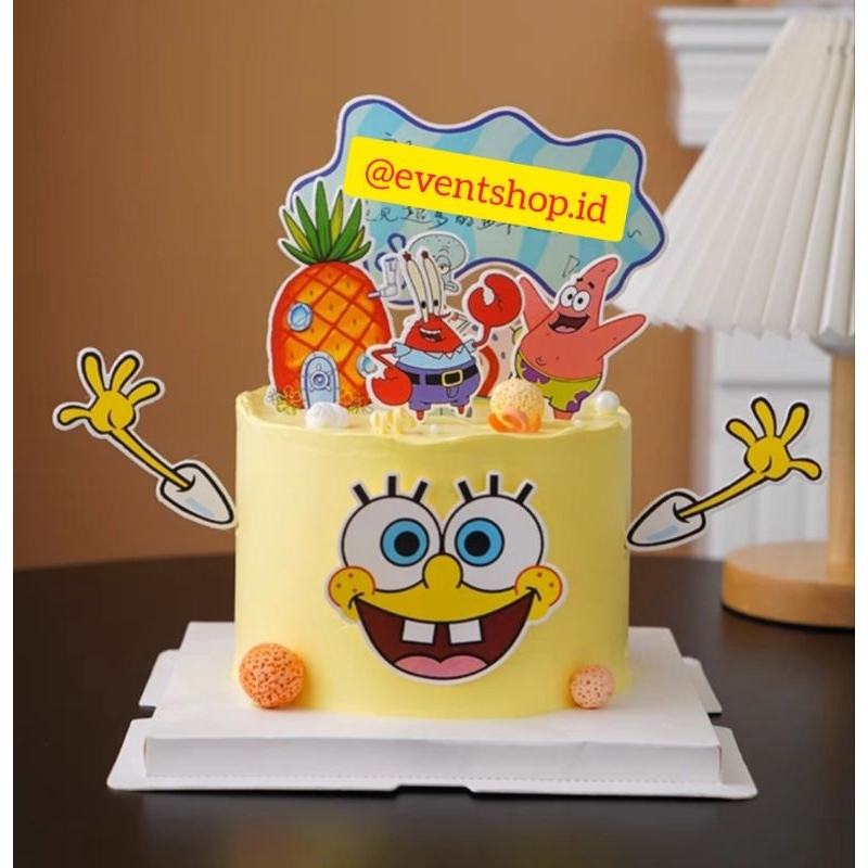 Spongebob topper/cake topper/cake decoration/cake topper/patrik ...