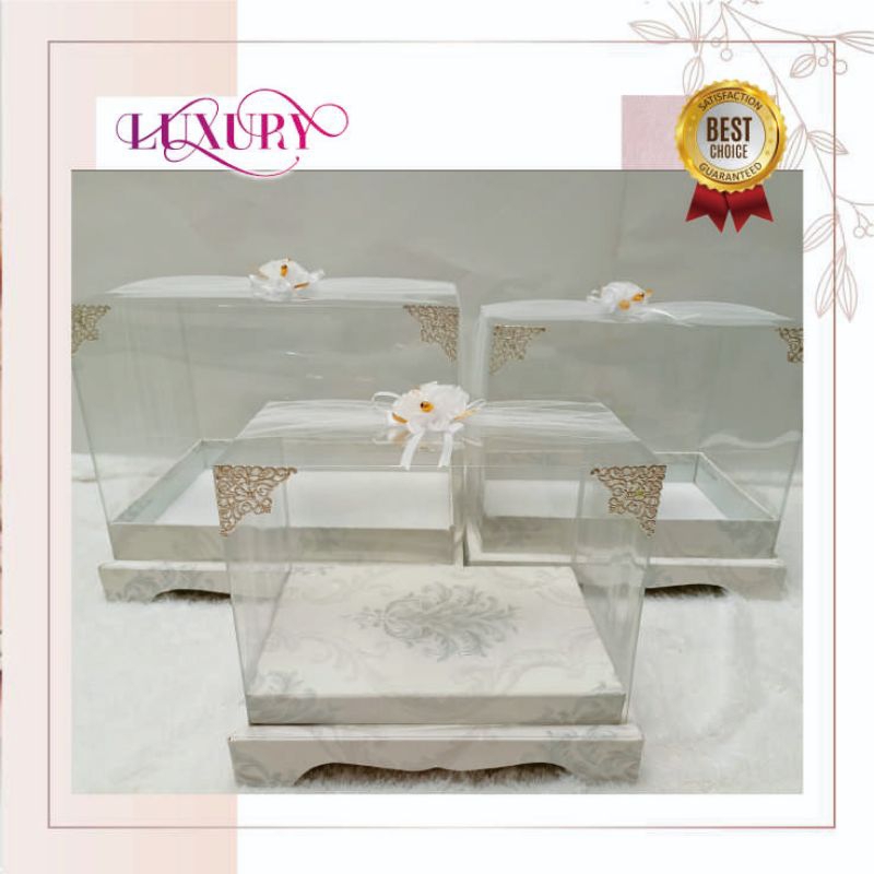 Mica Box, wedding dowry Box, Set of 3 feet | Shopee Philippines
