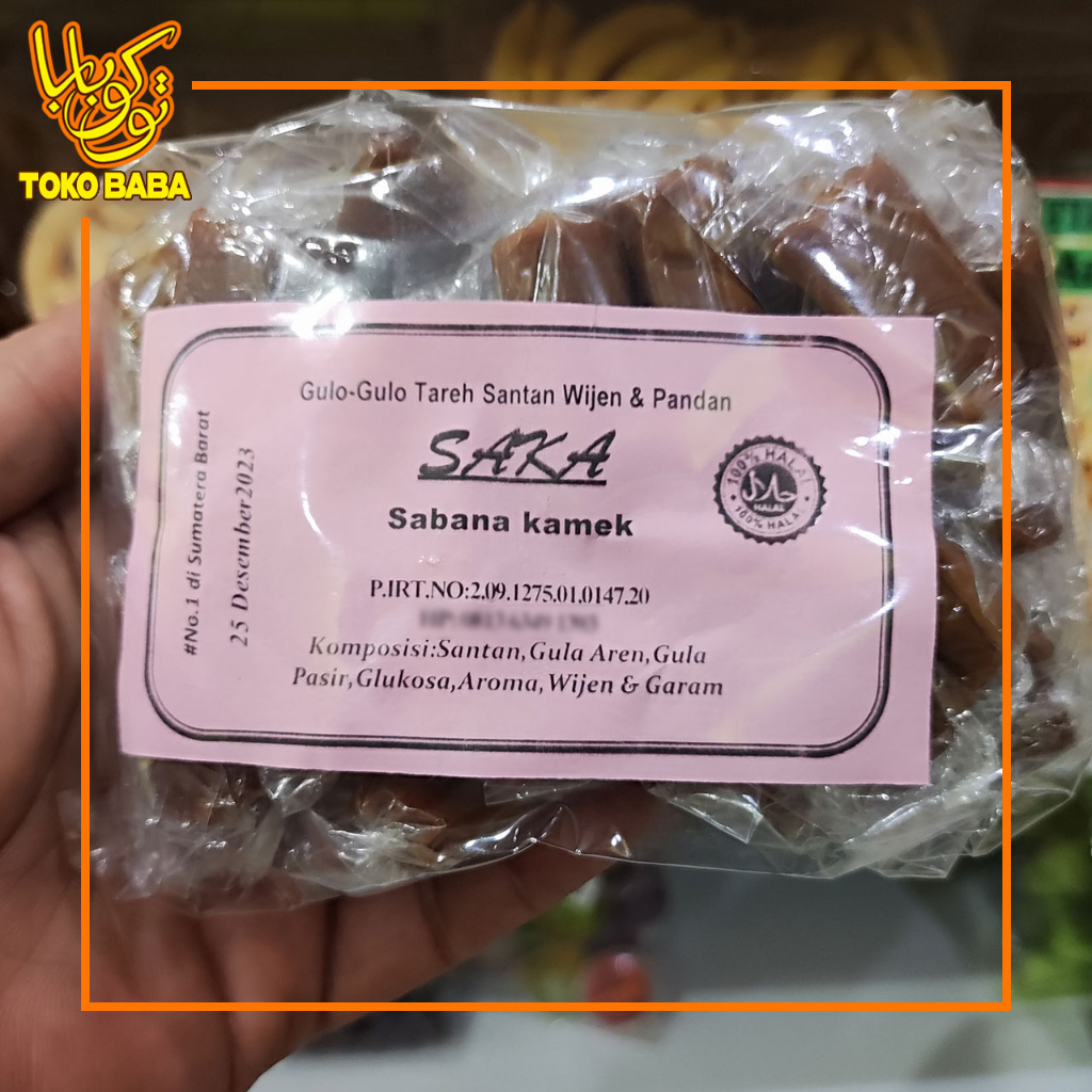 Gulo Gulo Tareh Sesame Coconut Milk & Pandan Traditional Candy Small ...