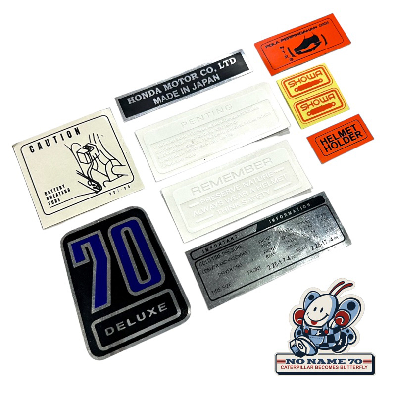 Honda c70 c700 c800 detail stickers | Shopee Philippines