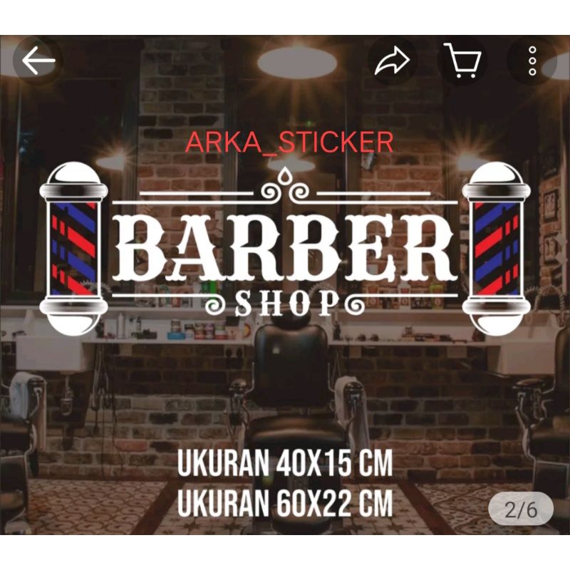 Barber SHOP STICKER/GLASS STICKER/DINDIN | Shopee Philippines