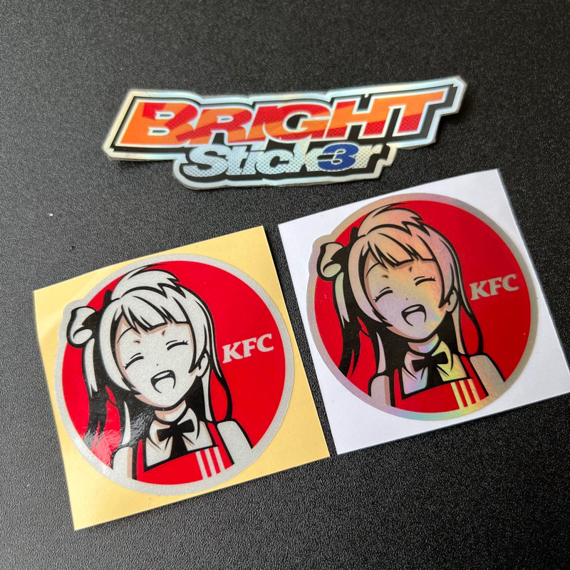 Kfc Dirty Fried Chicken Love Live princutt Sticker Sticker | Shopee ...