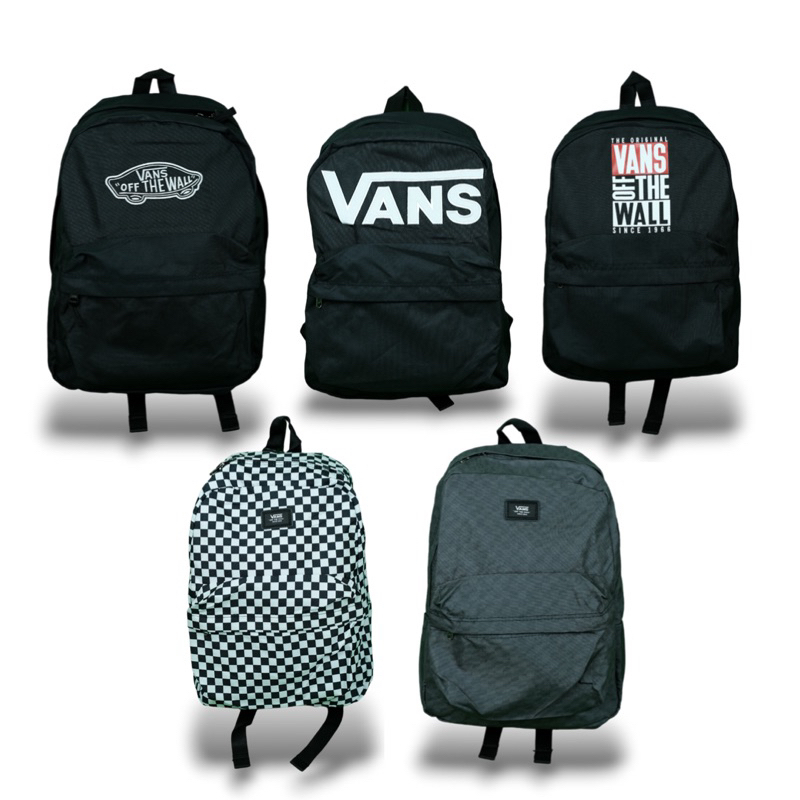 VANS BACKPACK / (BACKPACK) ALL VARIAN/CHECKERBOARD/BLACK LOGO/BLACK ...