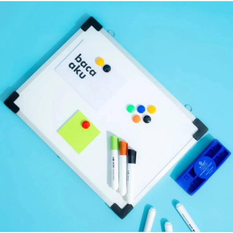 Whiteboard/single face Magnetic Hanging whiteboard 30 X 40 cm | Shopee ...