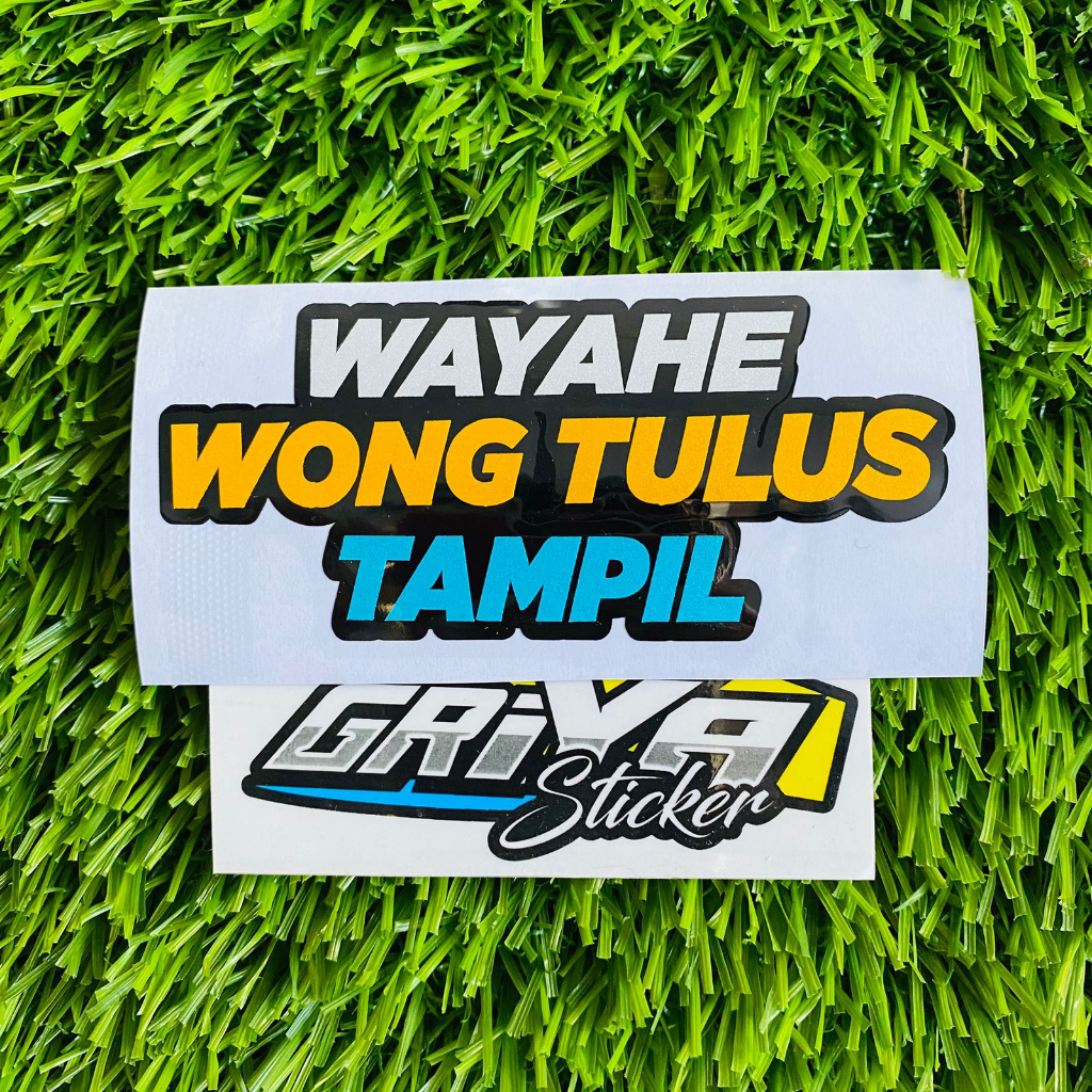 Wayahe wong tulus LOOK sticker viral wong sincere sticker | Shopee ...