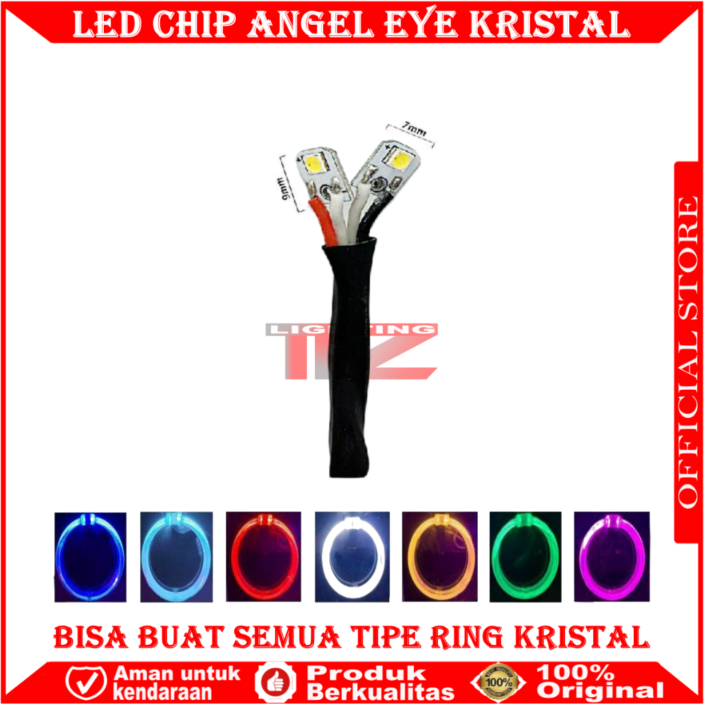 ORIGINAL LED CHIP CRYSTALRing LED CHIP ANGEL EYE CRYSTAL CHIP LED ...