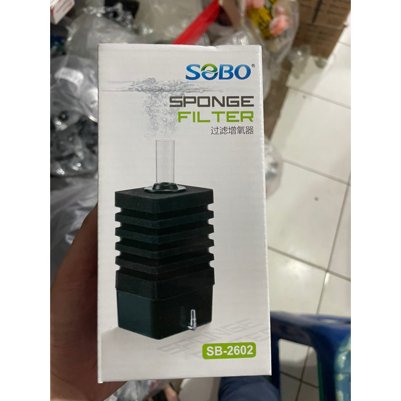 Sponge Filter Sobo SB-2602 Aquarium Water Filter Sponge | Shopee ...